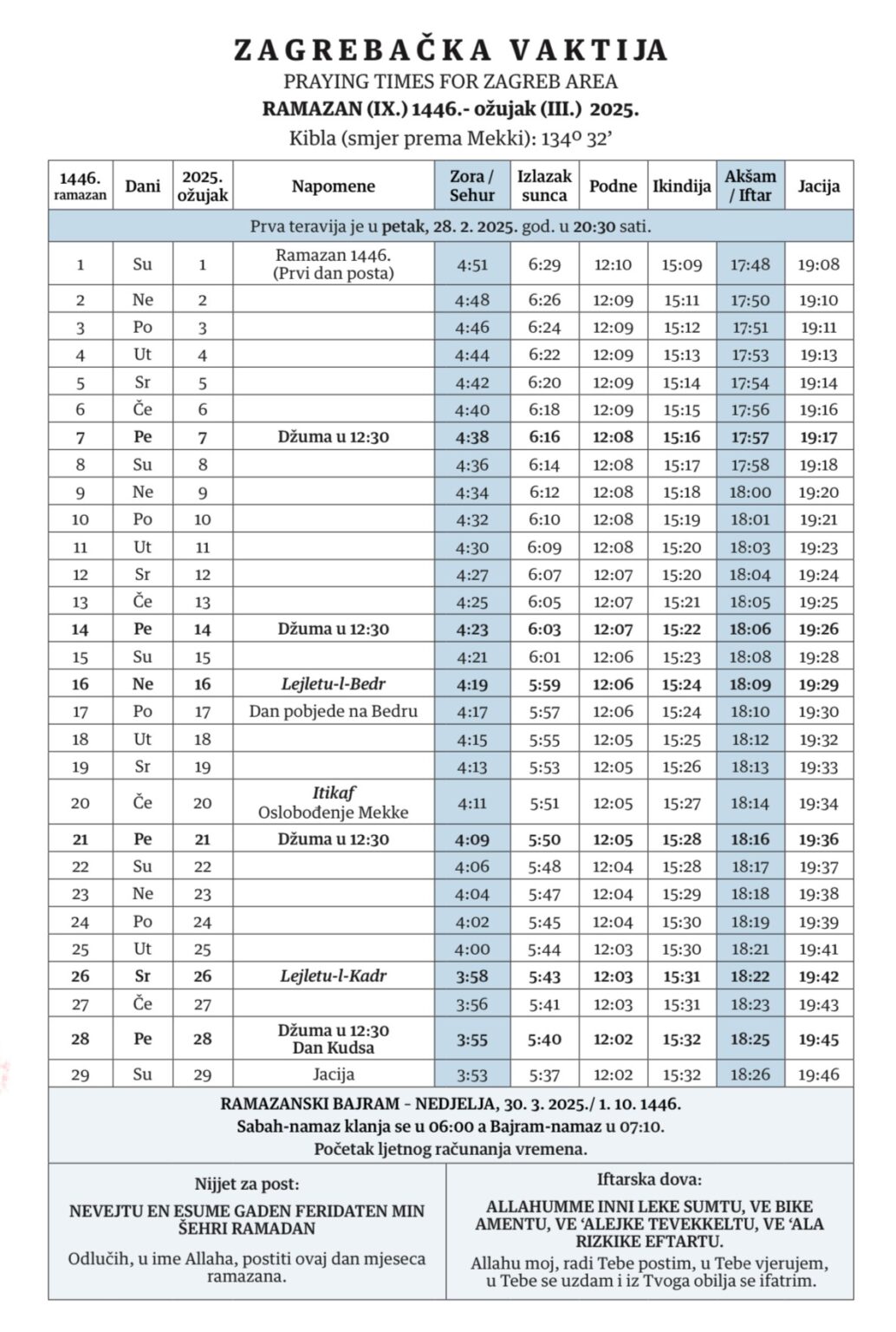 Ramazanska vaktija 2025 – Mersad Kreštić